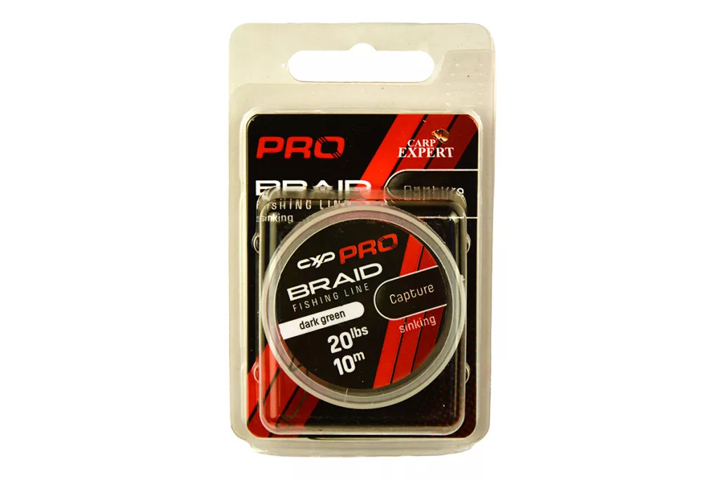 Carp Expert Pro Capture Dark Green 20lbs Fonott Süllyedő Elő